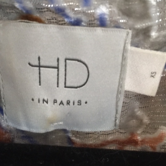 Anthropologie | Tops | Metallic Silver Soft Velvet Hd In Paris Anthro ...